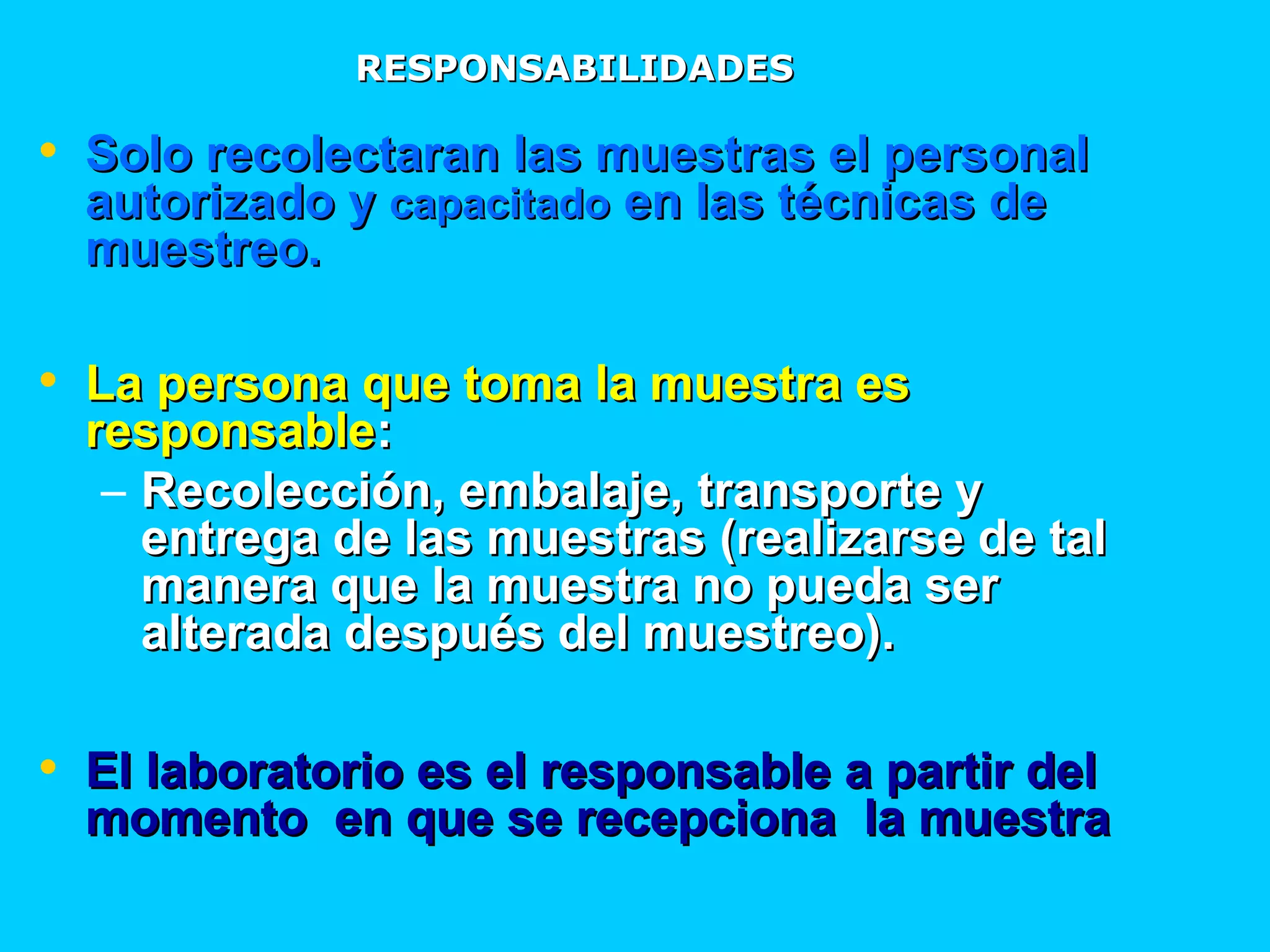 Requisitos para recepcion de muestras laboratorio desa junin | PPT