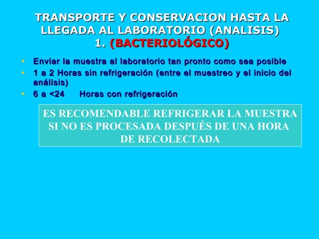 Requisitos para recepcion de muestras laboratorio desa junin | PPT