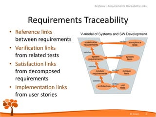 Requirements Traceability Links | PDF