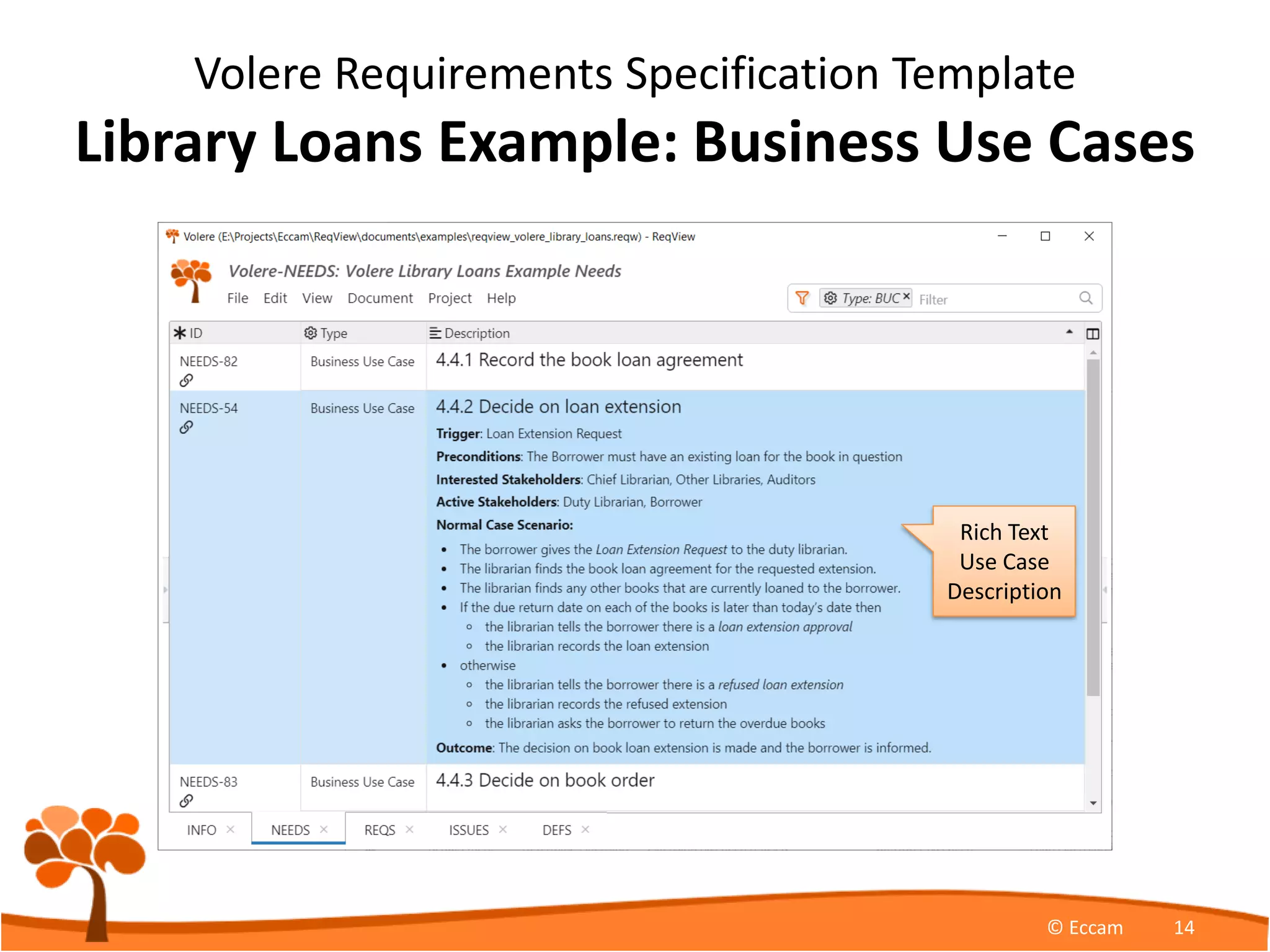 ReqView / Volere Requirements Specification Template | PDF