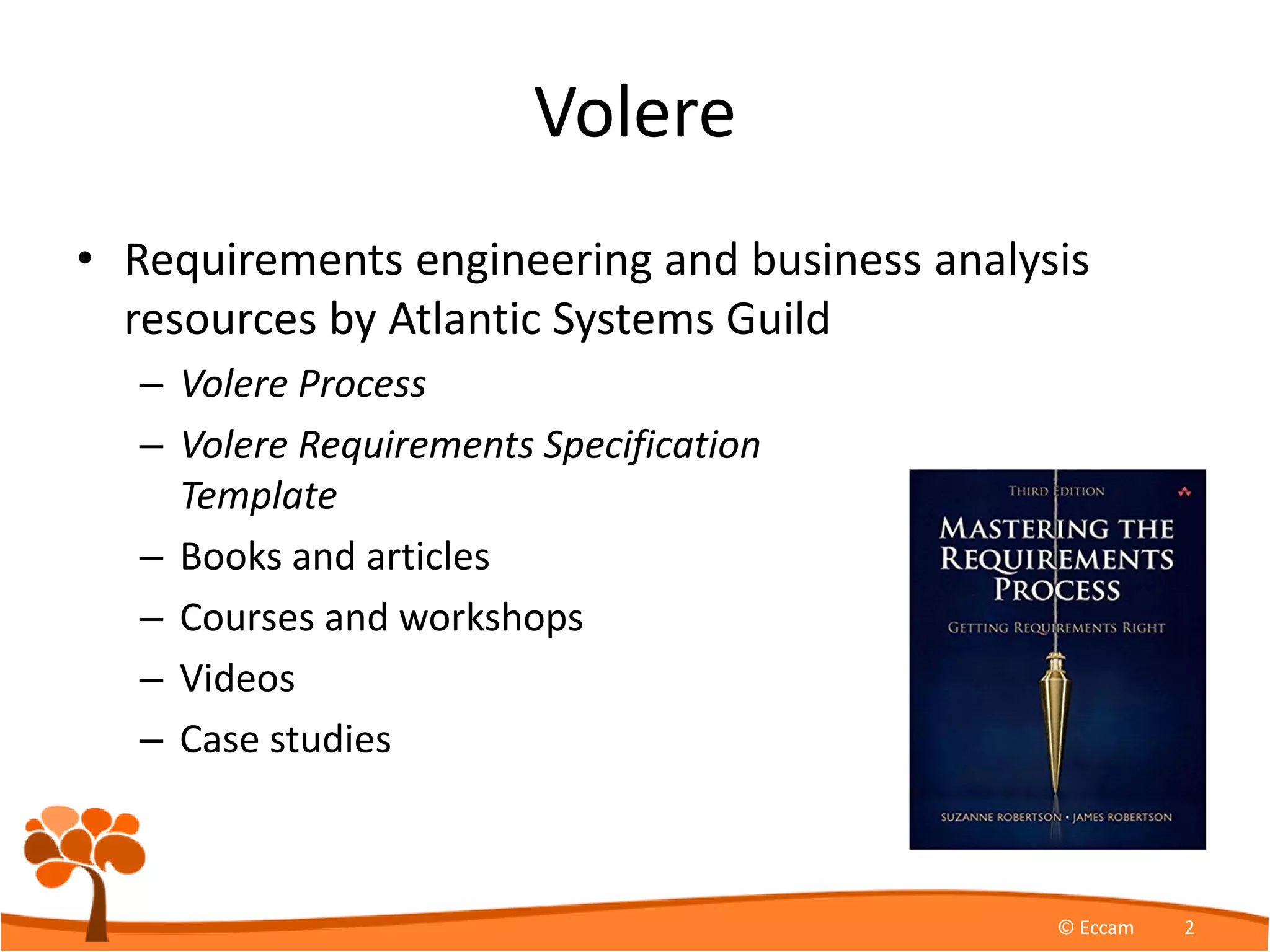 ReqView / Volere Requirements Specification Template | PDF