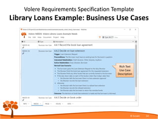 ReqView / Volere Requirements Specification Template | PDF