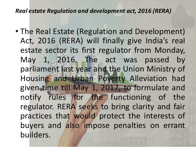 Real Estate Regulation And Development Act 2016