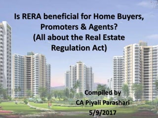 Real Estate Regulation Act, India (RERA) | PPTX