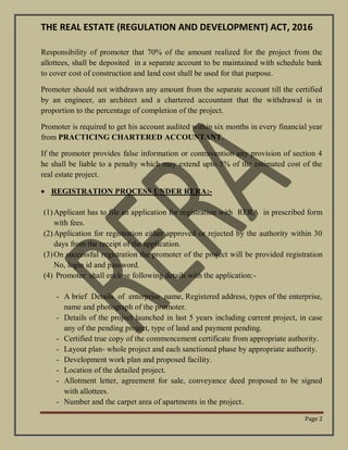 RERA | PDF | Real Estate Industry | Industries