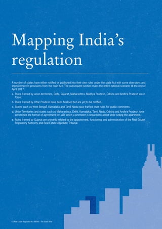 Real Estate (Regulation & Development) Act (RERA) – The State Affair | PDF