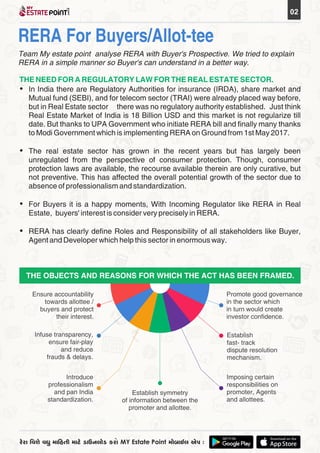 RERA FOR BUYERS | PDF