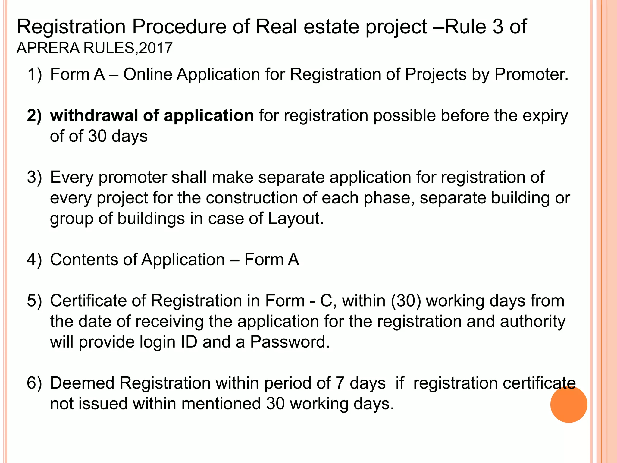 RERA presentation | PPTX