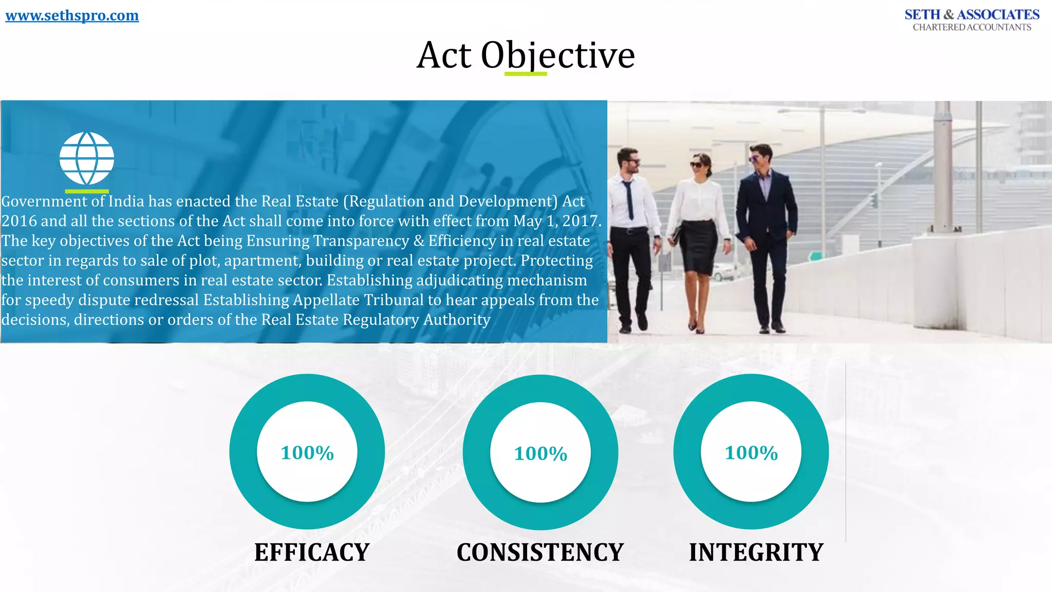 Important provisions about RERA | PPT