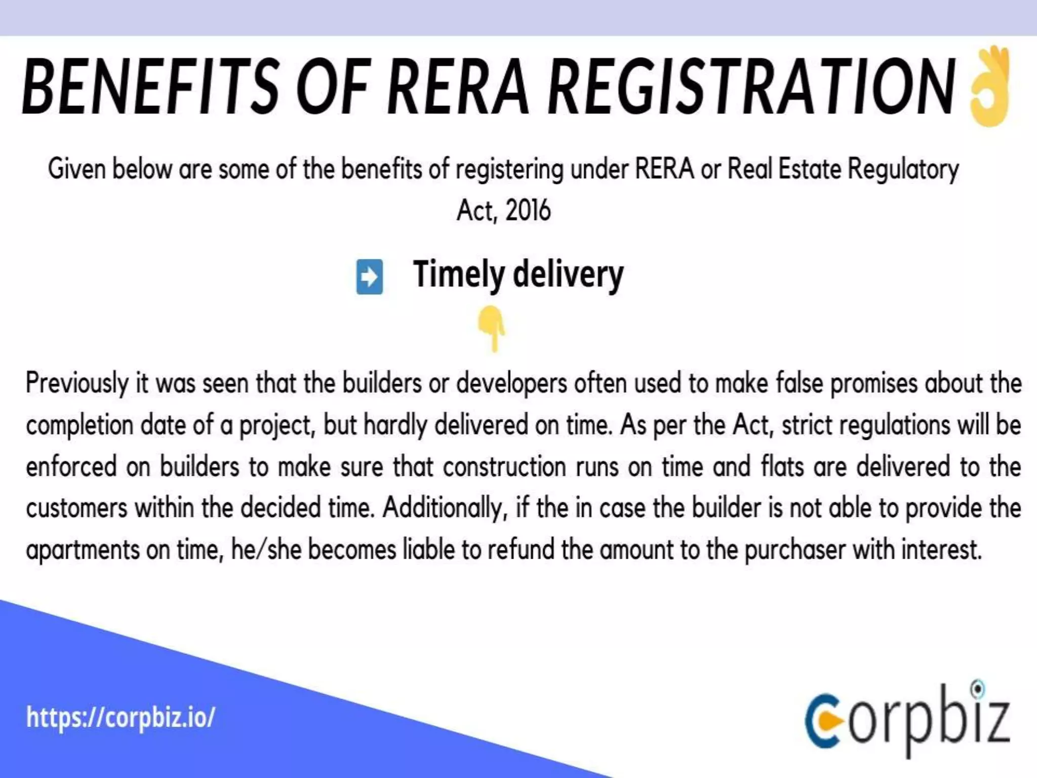 Rera registration - Corpbiz | PPT | Free Download