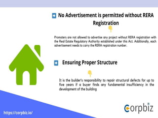 Rera registration - Corpbiz | PPT