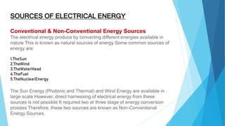Sources of electrical energy.pptx | Power and Energy Industry | Industries