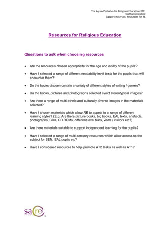 Re resources | PDF