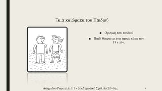 ΤΑ ΔΙΚΑΙΩΜΑΤΑ ΤΟΥ ΠΑΙΔΙΟΥ | PPT