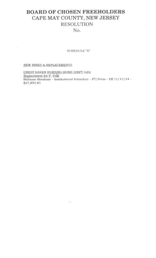 County Payroll Resolution | PDF