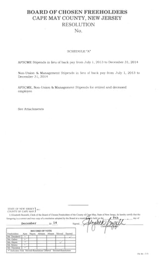 County Payroll Resolution | PDF
