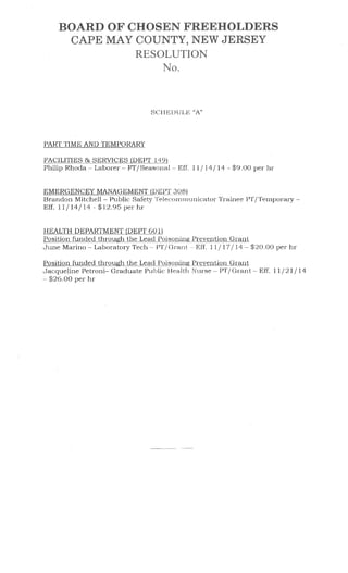 County Payroll Resolution | PDF