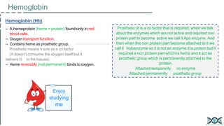 RESPIRATORY BIOCHEMISTRY HEMOGLOBIN AND MYOGLOBIN | PDF