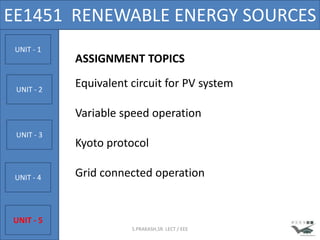 RES (IV-EEE) | PPT