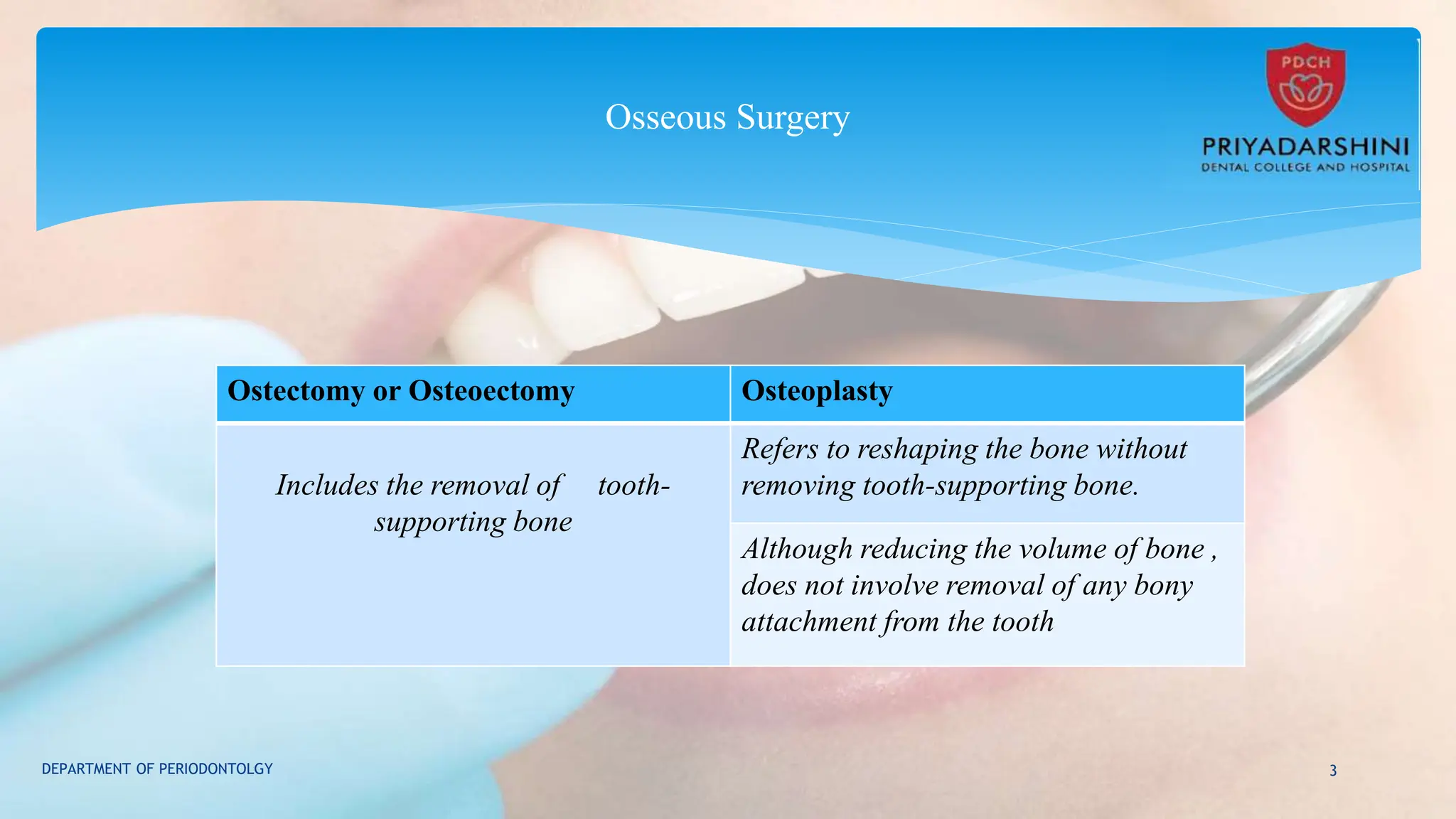 Respective osseous surgery power point presentation | PPT