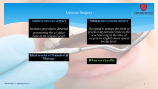 Respective osseous surgery power point presentation | PPT