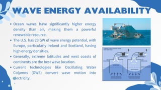Sea Wave Energy - Renewable Energy Resources | PPT