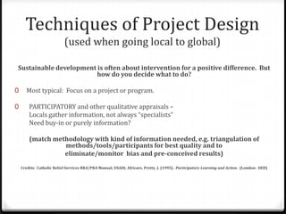 Res 2 designing projects and programs | PPT