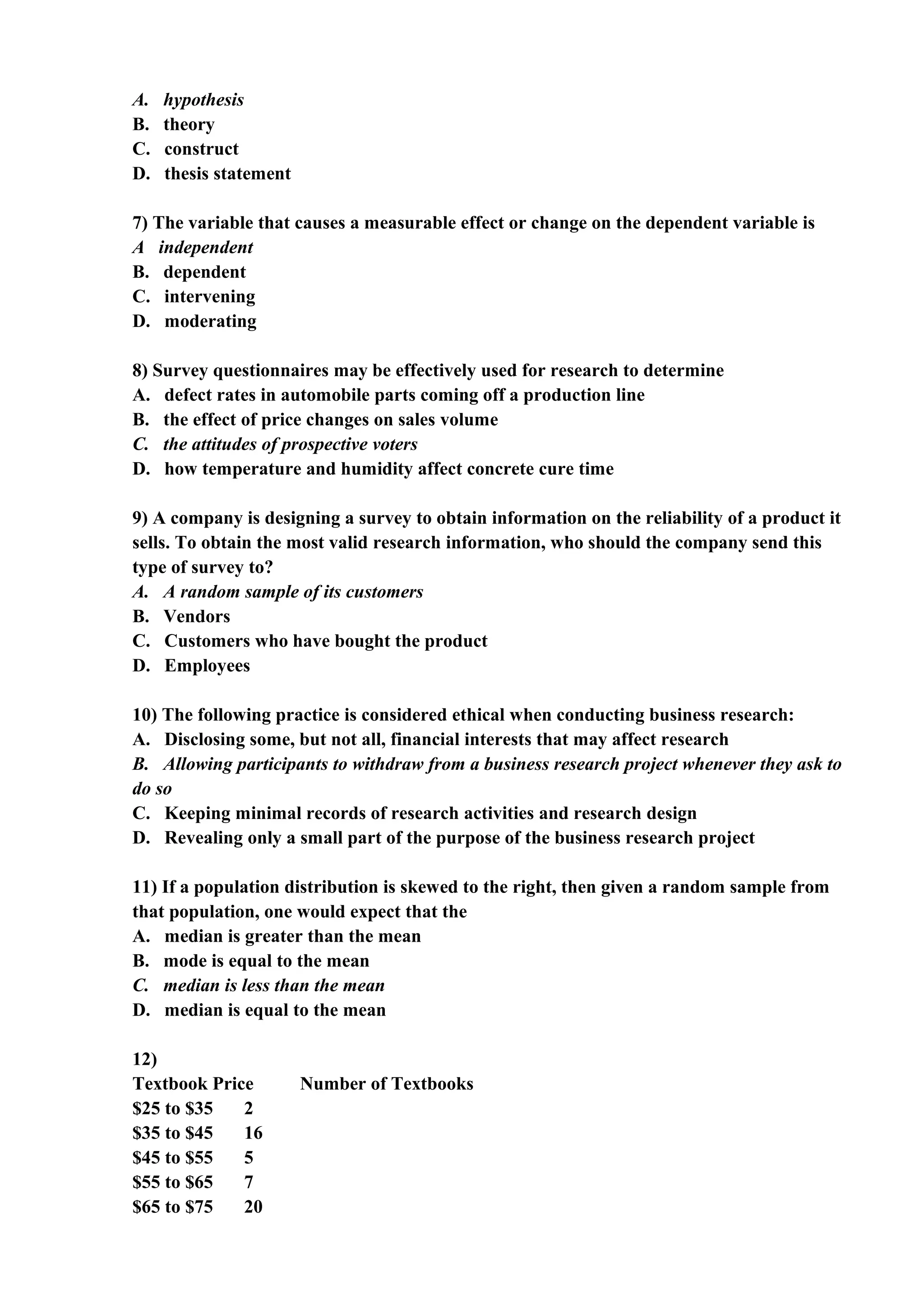 Res 341 Final Exam Doc