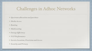 Introduction to MANETs | PDF | Computer Networking | Computing