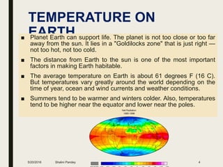 Res525 origin of earth and earth atmosphere | PPTX