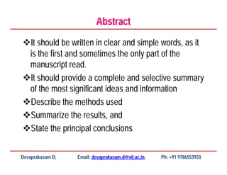 RES701 Research Methodology Lecture6_Devaprakasam | PPT