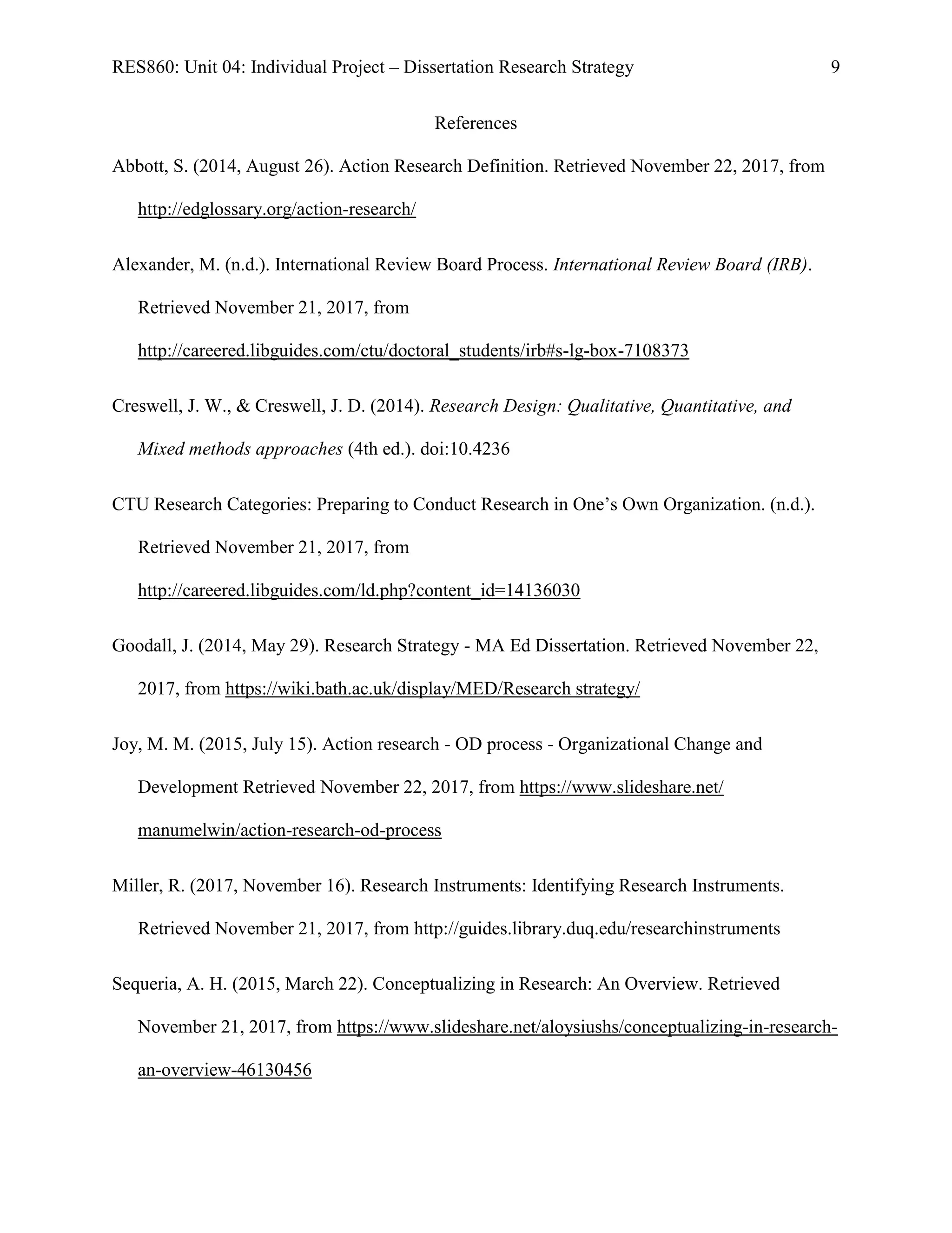 Dissertation Research Strategy | PDF
