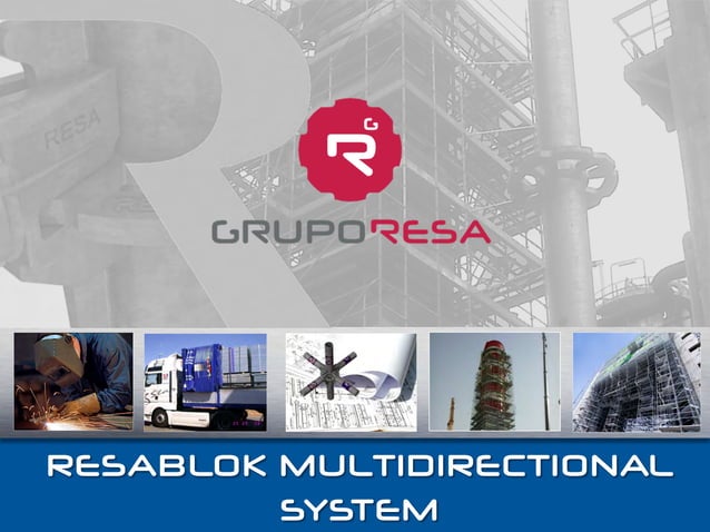 Resablok multidirectional system presentation of Resa Group | PPT