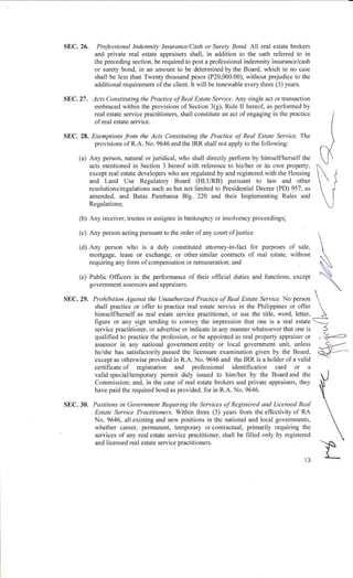 RESA IRR - RESA Implementing Rules and Regulations | PDF
