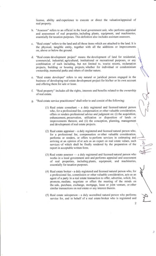 RESA IRR - RESA Implementing Rules and Regulations | PDF