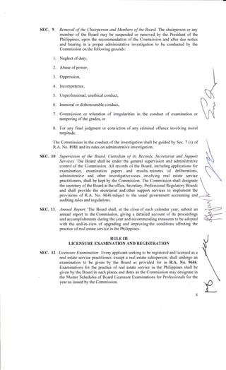 RESA IRR - RESA Implementing Rules and Regulations | PDF