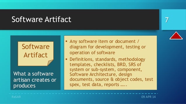 Resar Reusable Software Artifacts Repository