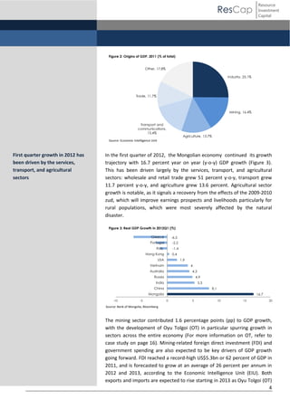 Rescap research a fundamental driven view of mongolia | PDF