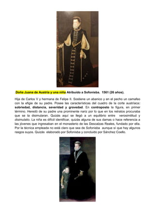 Resumen del catálogo de la Exposición "Dos Pintoras: Sofonisba ...