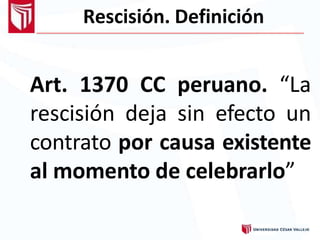 Rescision y resolucion_diapositivas | PPTX