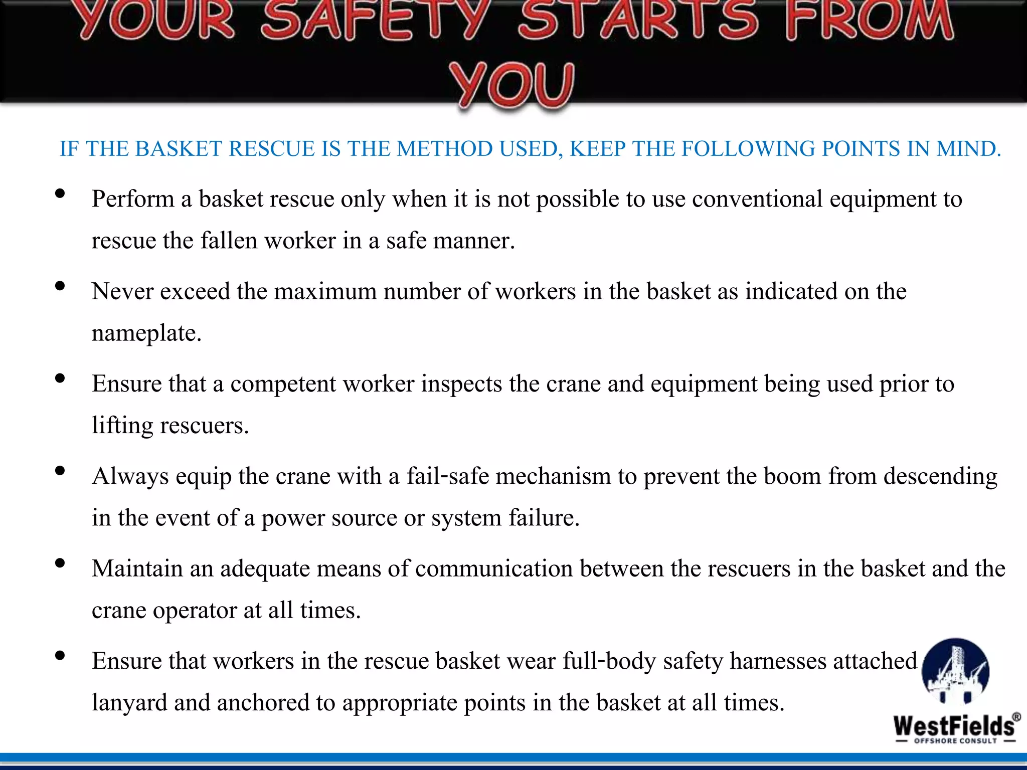 Rescue at heights westfields 2017 | PPTX