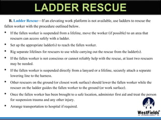 Rescue at heights westfields 2017 | PPTX