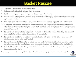 Rescue at heights westfields 2017 | PPTX