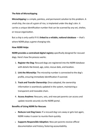 Rescue Dog Identification and Microchipping Using NDRR.pdf