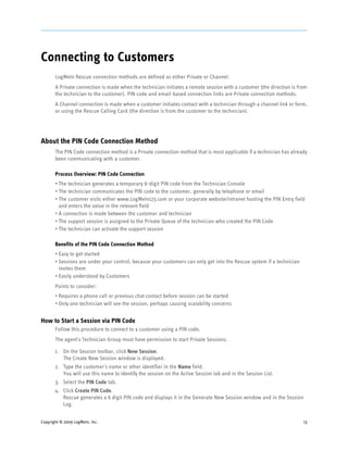 LogMeIn Rescue: Getting Started Guide | PDF
