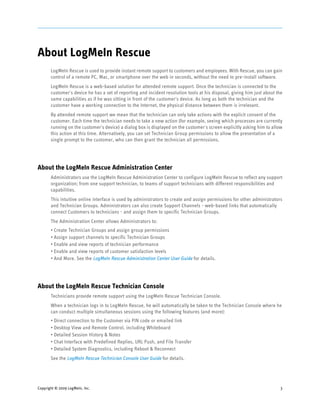 LogMeIn Rescue: Getting Started Guide | PDF