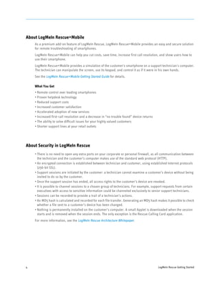 LogMeIn Rescue: Getting Started Guide | PDF