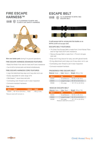 Rescue kit - Lifegear Safetech | PDF