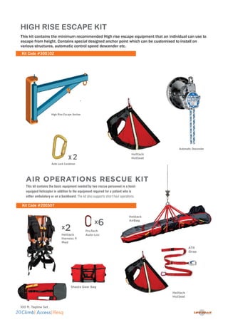 Rescue kit - Lifegear Safetech | PDF
