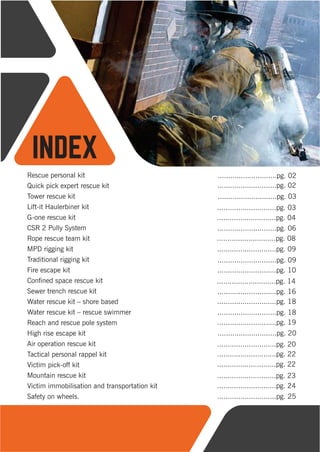 Rescue kit - Lifegear Safetech | PDF